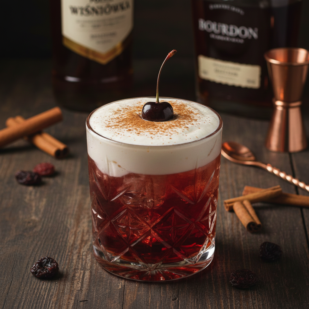 Kirsch-Bourbon-Drink: Wärmende Eleganz im Glas